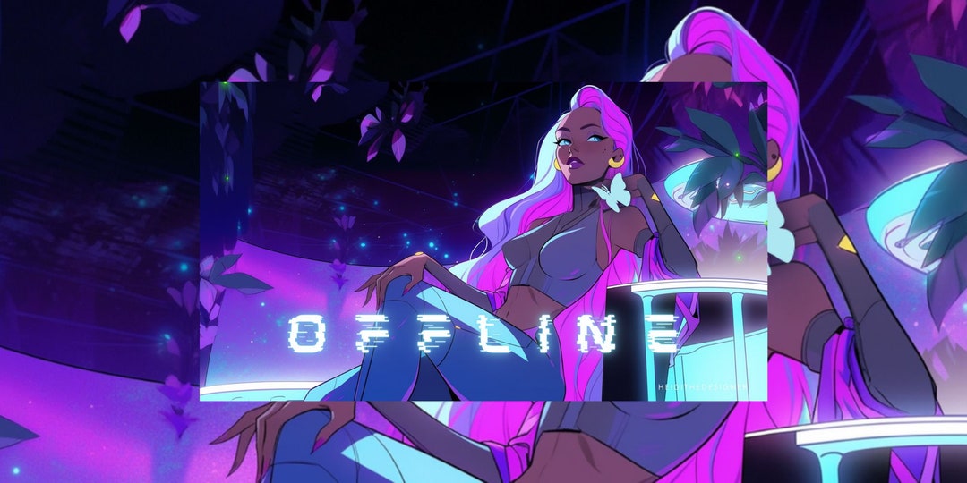 Twitch and Kick Offline Banner Pack: Amber - Twitch Profile Banner ...