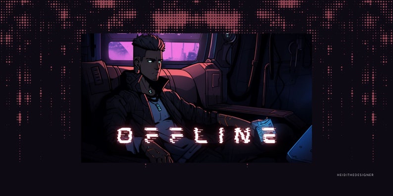 Twitch Kick Offline Banner and Background Banner Twitch Stream, Package ...