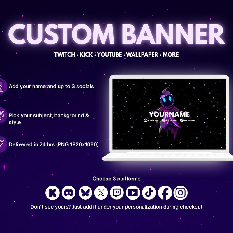 Kick Offline Banner - Etsy
