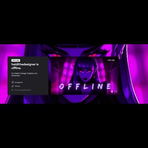 Twitch and Kick Offline Banner Pack (scary Aesthetic) Vampire Twitch ...