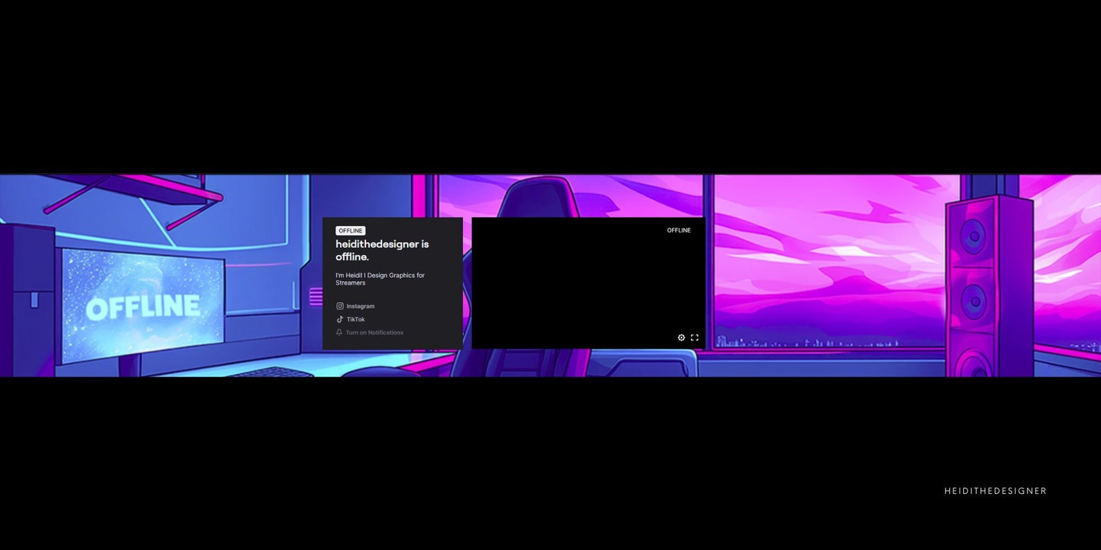 Twitch and Kick Background Banner Pack (lofi Aesthetic): Pinkys ...