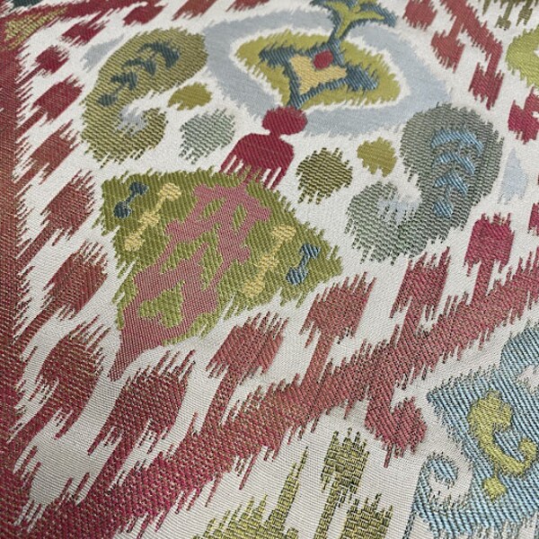 Red Ikat Fabric - Etsy