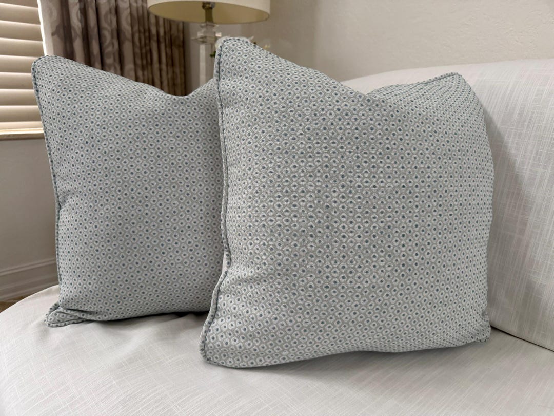 Pair of Thibaut Pixie Pillow Cover, Decorative Pillow Cover, Designer ...