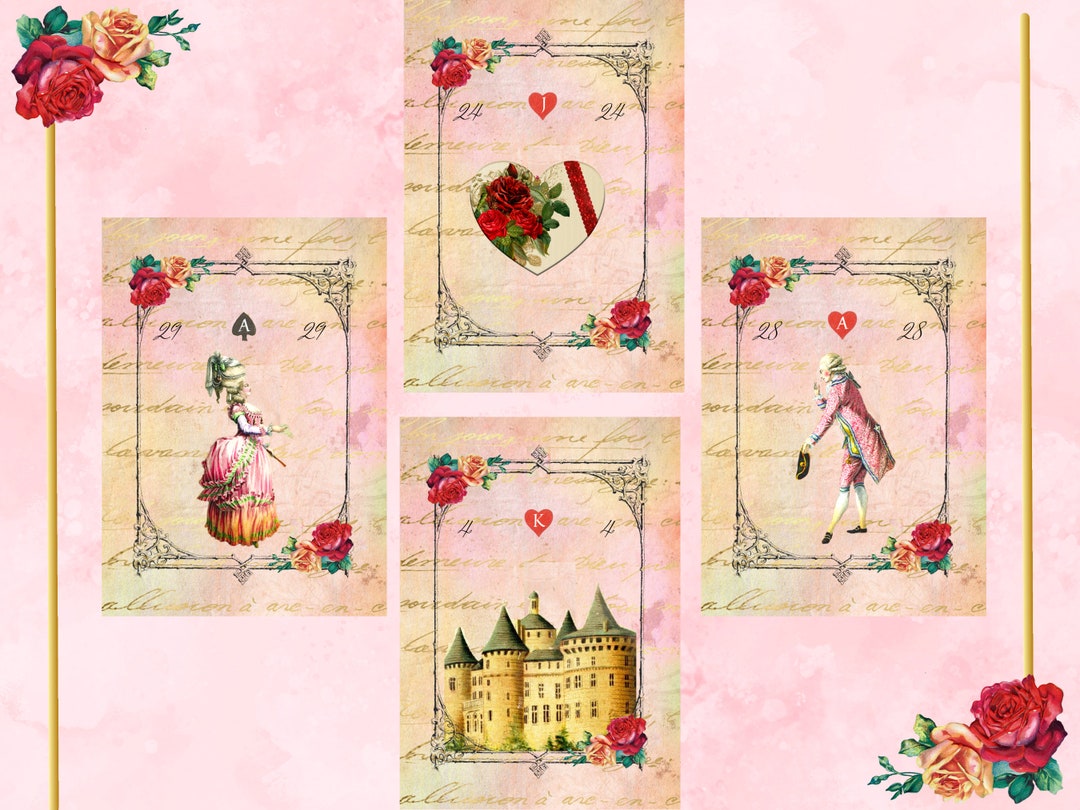 Days Gone by Lenormand Oracle Cards | 36 Card Deck - Etsy
