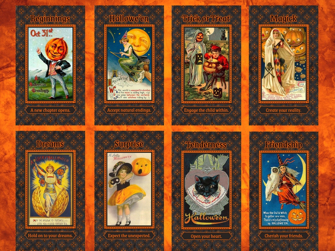 The Old World Halloween Oracle Card Deck | 53 Cards | E-instructions ...