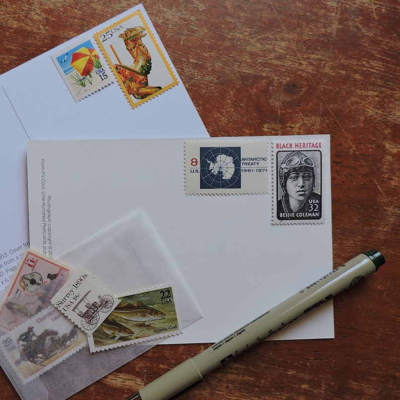 Grab Bag Random Unused Vintage Postage Stamps. Wedding - Etsy