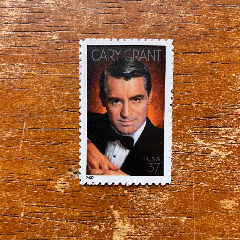 5 Cary Grant 37 Cent Vintage Postage Stamps. Legends of - Etsy