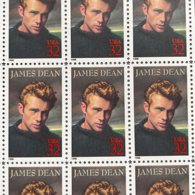 5 James Dean 32 Cent Vintage Postage Stamps. Legends of - Etsy
