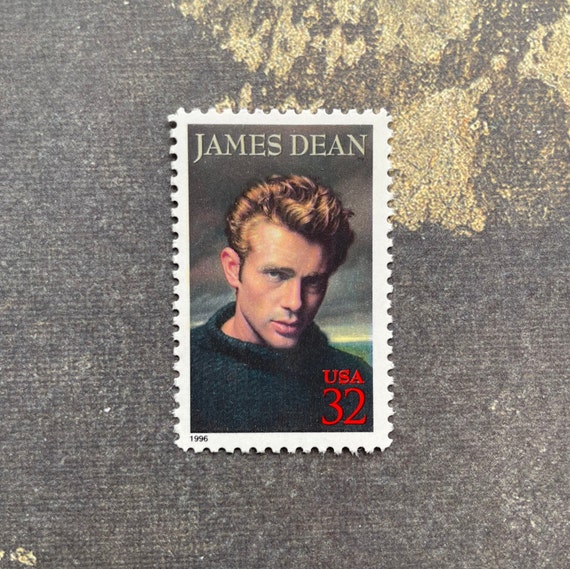 5 James Dean 32 Cent Vintage Postage Stamps. Legends of - Etsy