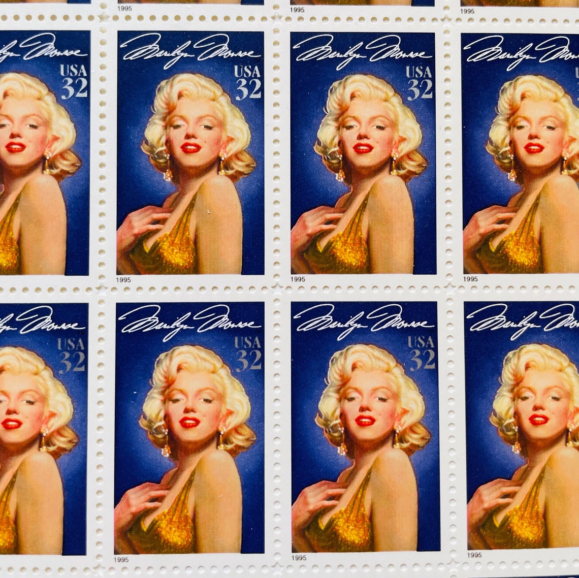 5 Marilyn Monroe 32 Cent Vintage Postage Stamps. Legends of | Etsy