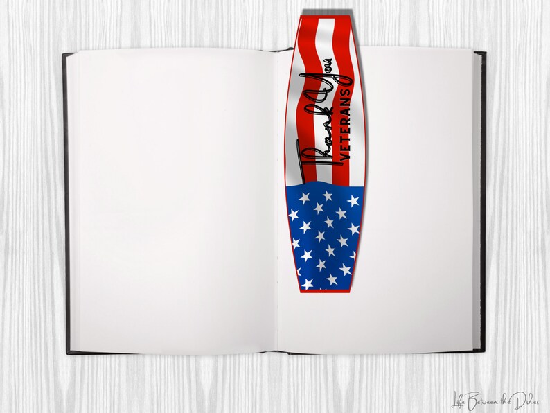 Thank You Veterans American Flag Printable Bookmarks, Veteran's Day ...