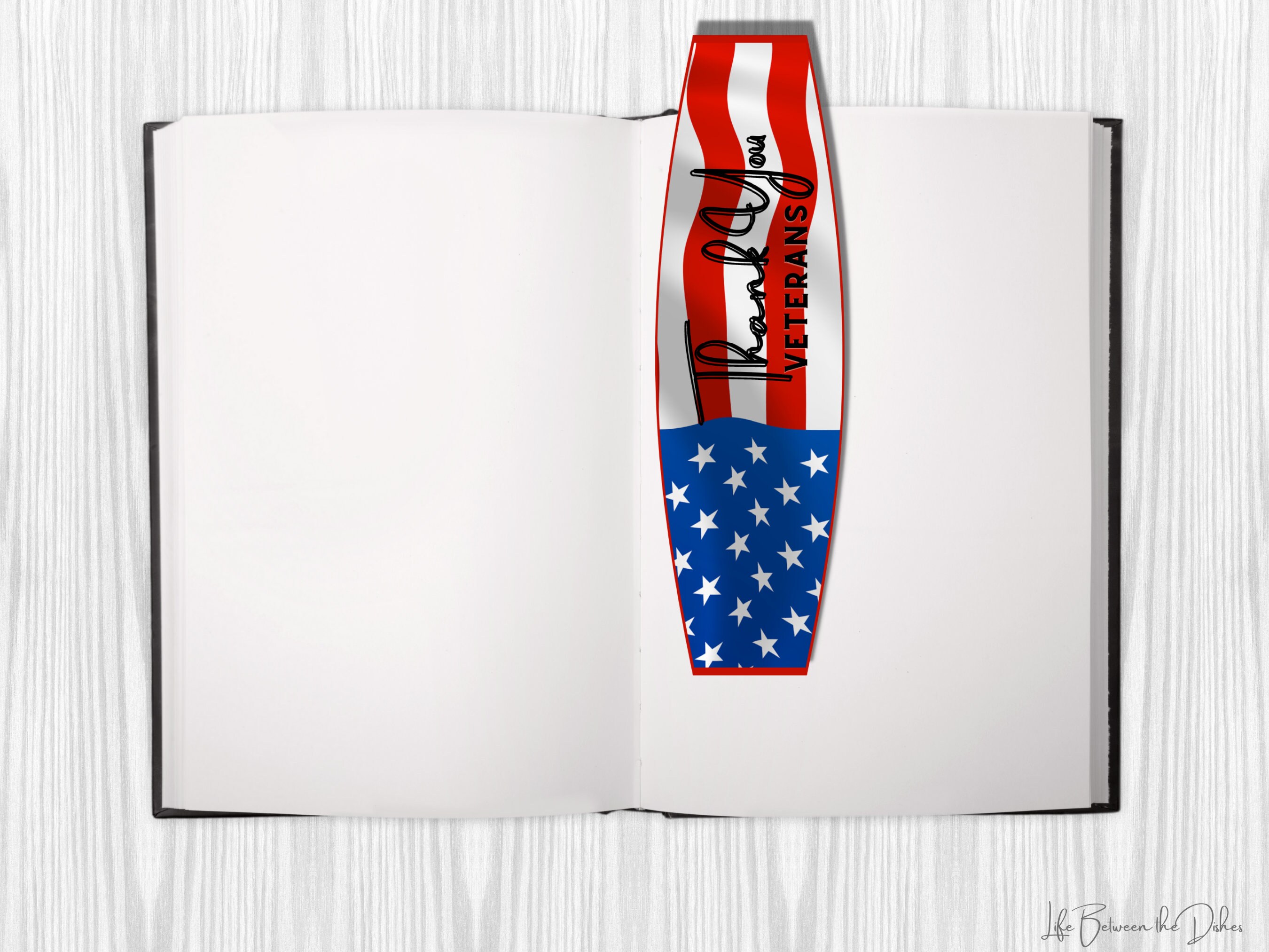 Thank You Veterans American Flag Printable Bookmarks, Veteran's Day ...