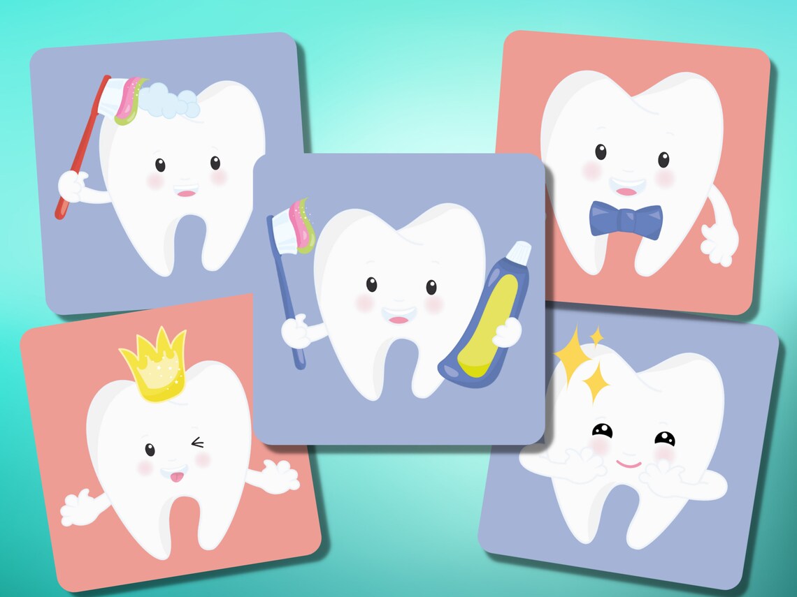 Reward Chart for Brushing Teeth With Printable Stickers - Etsy