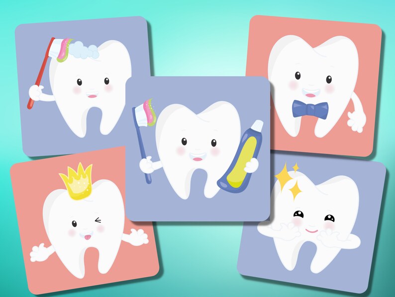 Reward Chart for Brushing Teeth With Printable Stickers - Etsy