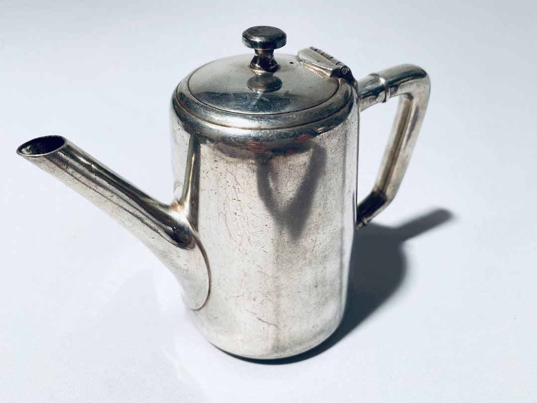 Small Silver Plated Tea Pot 35 CL / 1940s Vintage Decor - Etsy