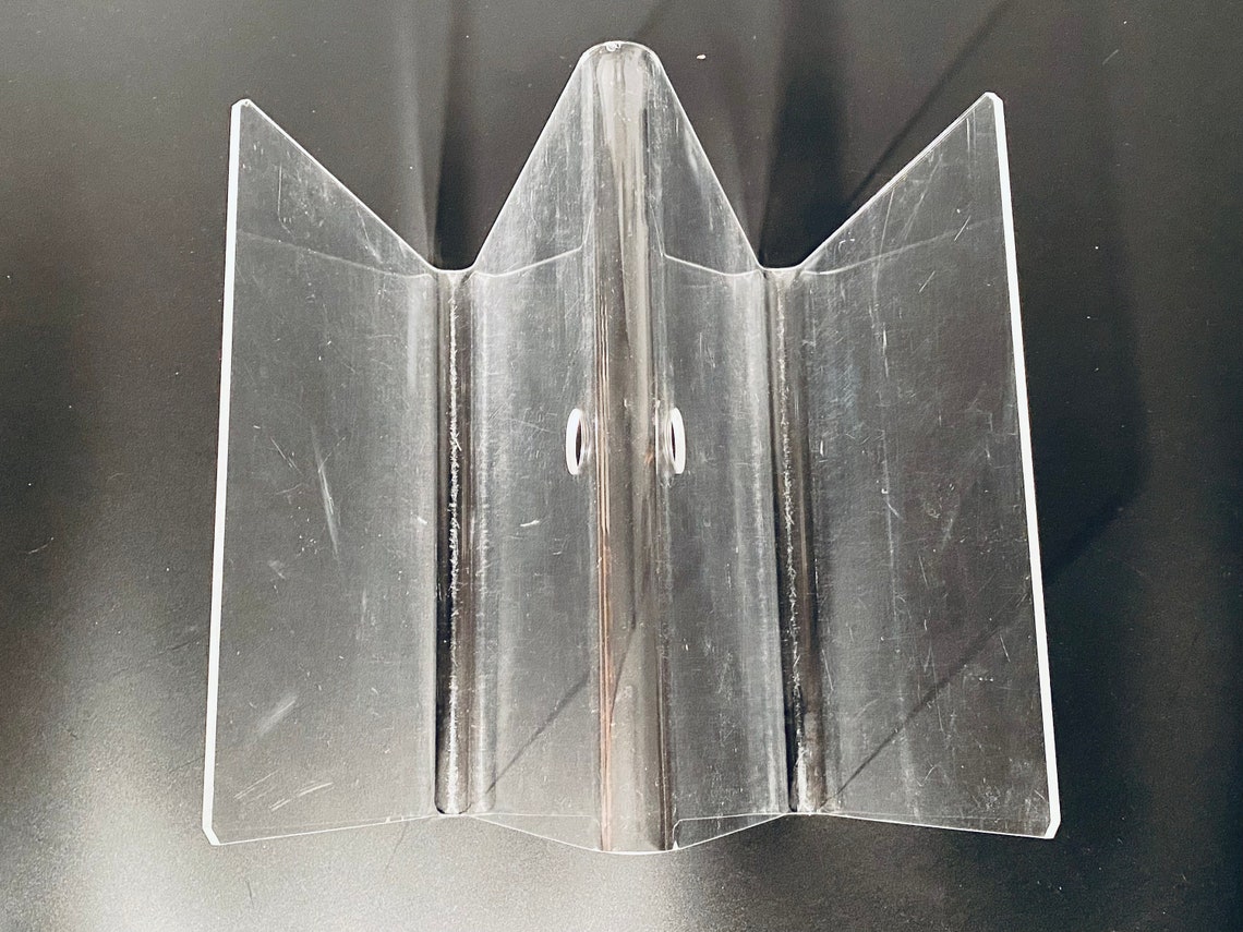 Plexiglass Perspex Magazine Newspaper Rack / Italy / 1980s Vintage ...