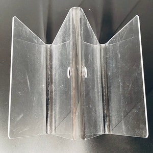 Plexiglass Perspex Magazine Newspaper Rack / Italy / 1980s Vintage ...