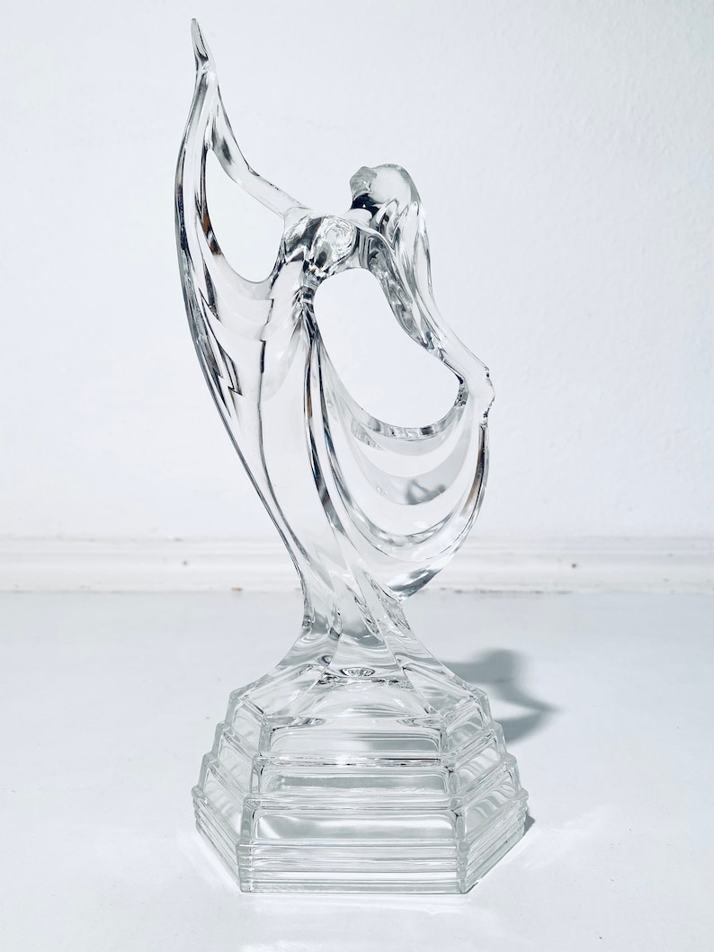 RCR Royal Crystal Rock Female Dancer Glass Ornament Figurine / Vintage ...