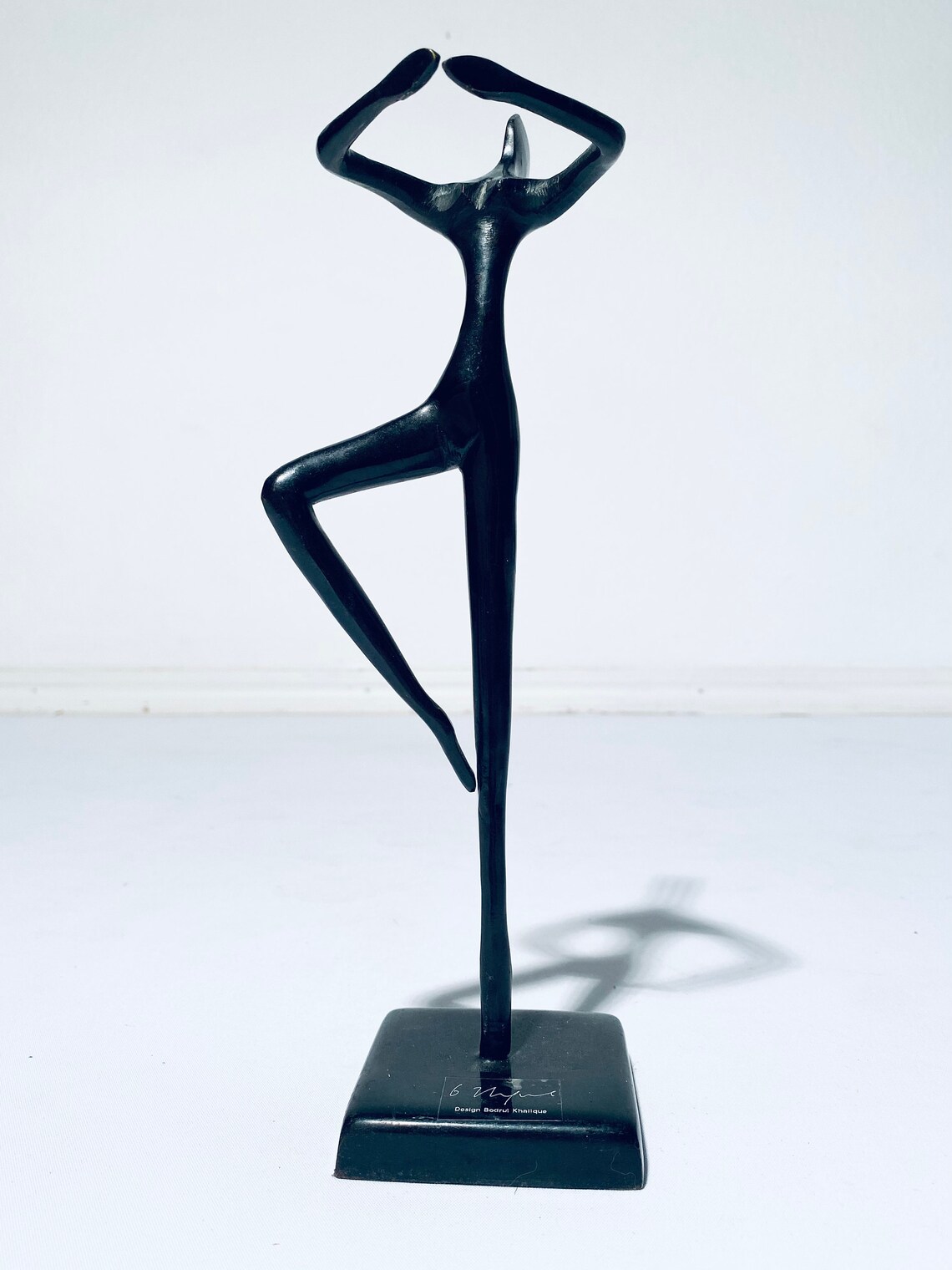 Bodrul Khalique Ballet Dancer Metal Statue / 1960s Vintage - Etsy