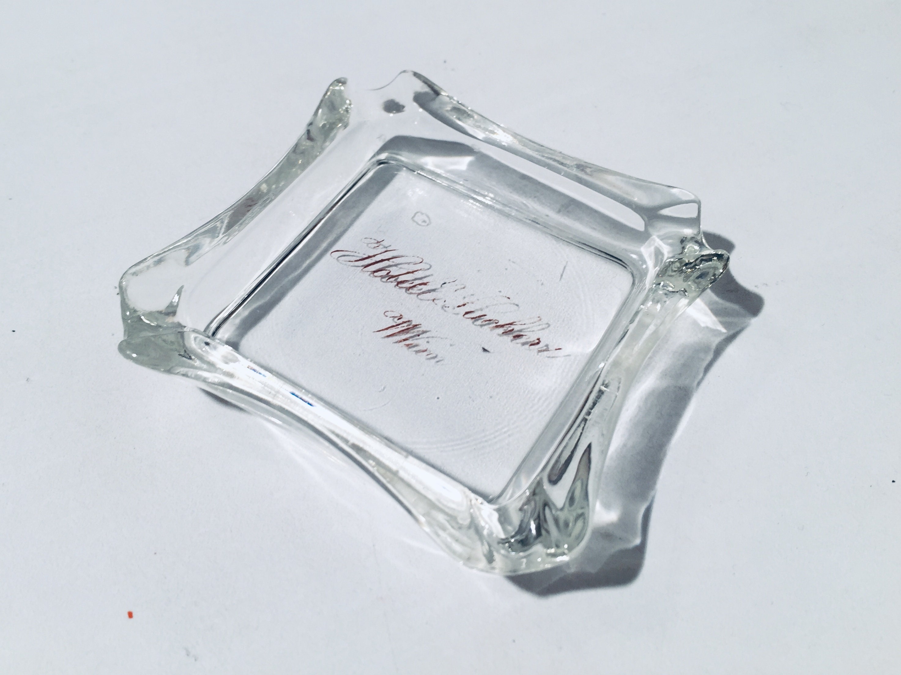 Square Glass Ashtray