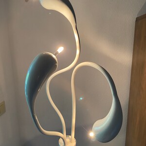 Extravagant Swan Flower Designer Floor Lamp / Vintage Decor - Etsy