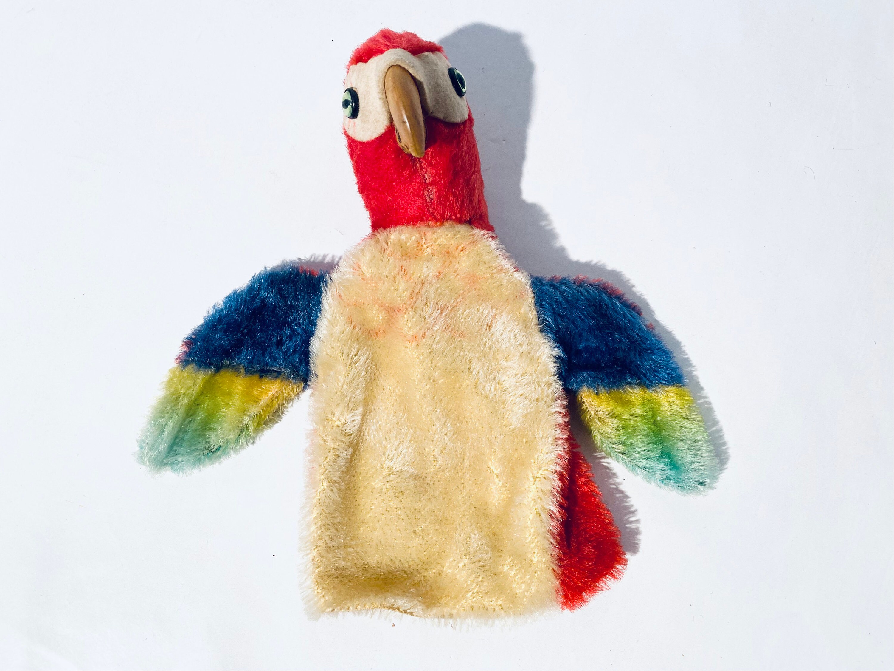 Vintage Steiff Stuffed Hand Puppet Parrot Toy / 1950s Germany - Etsy