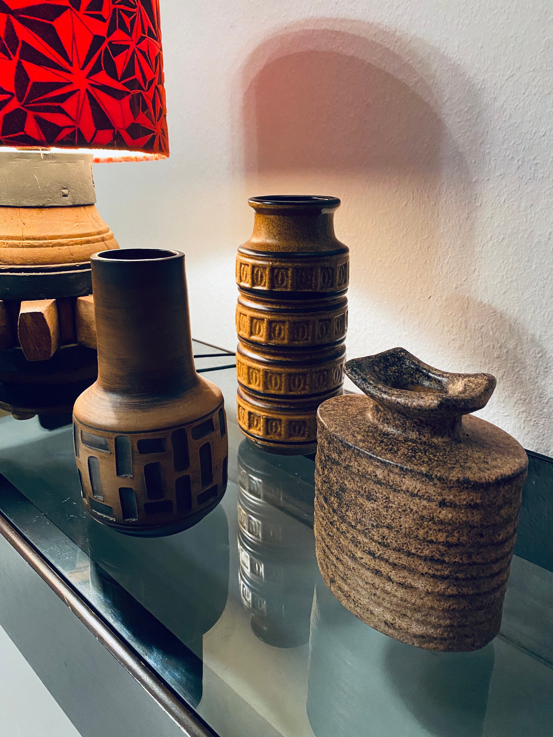 Vest Keramiek Gouda Holland Ceramic Brown Vase / 1960s Vintage - Etsy