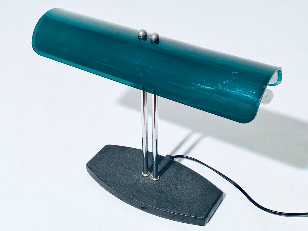 Vintage Green Table Reading Lamp / 1960s Mid-century Spanish Design - Etsy