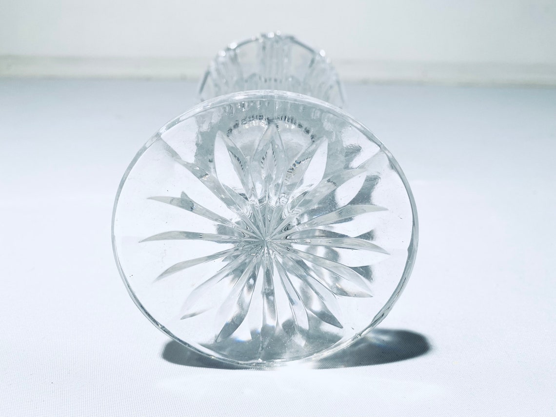 Crystal Glass Vase / Ice Cream Sundae Glass / 1960s Vintage | Etsy