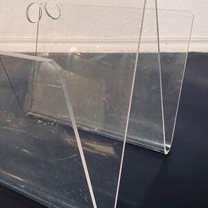 Plexiglass Perspex Magazine Newspaper Rack / Italy / 1980s Vintage ...
