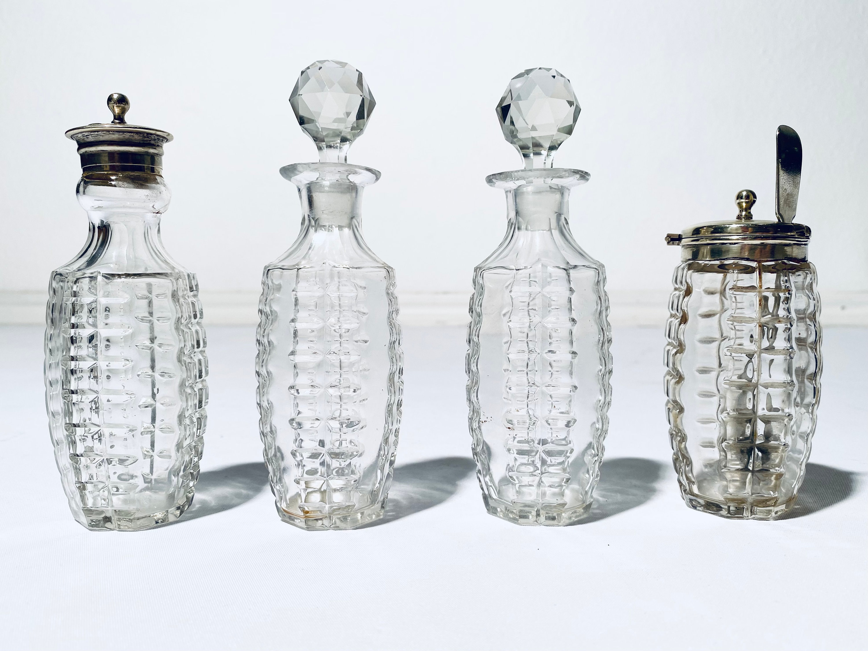 George Travis Co Sheffield Salt & Pepper Vinegar Oil - Etsy