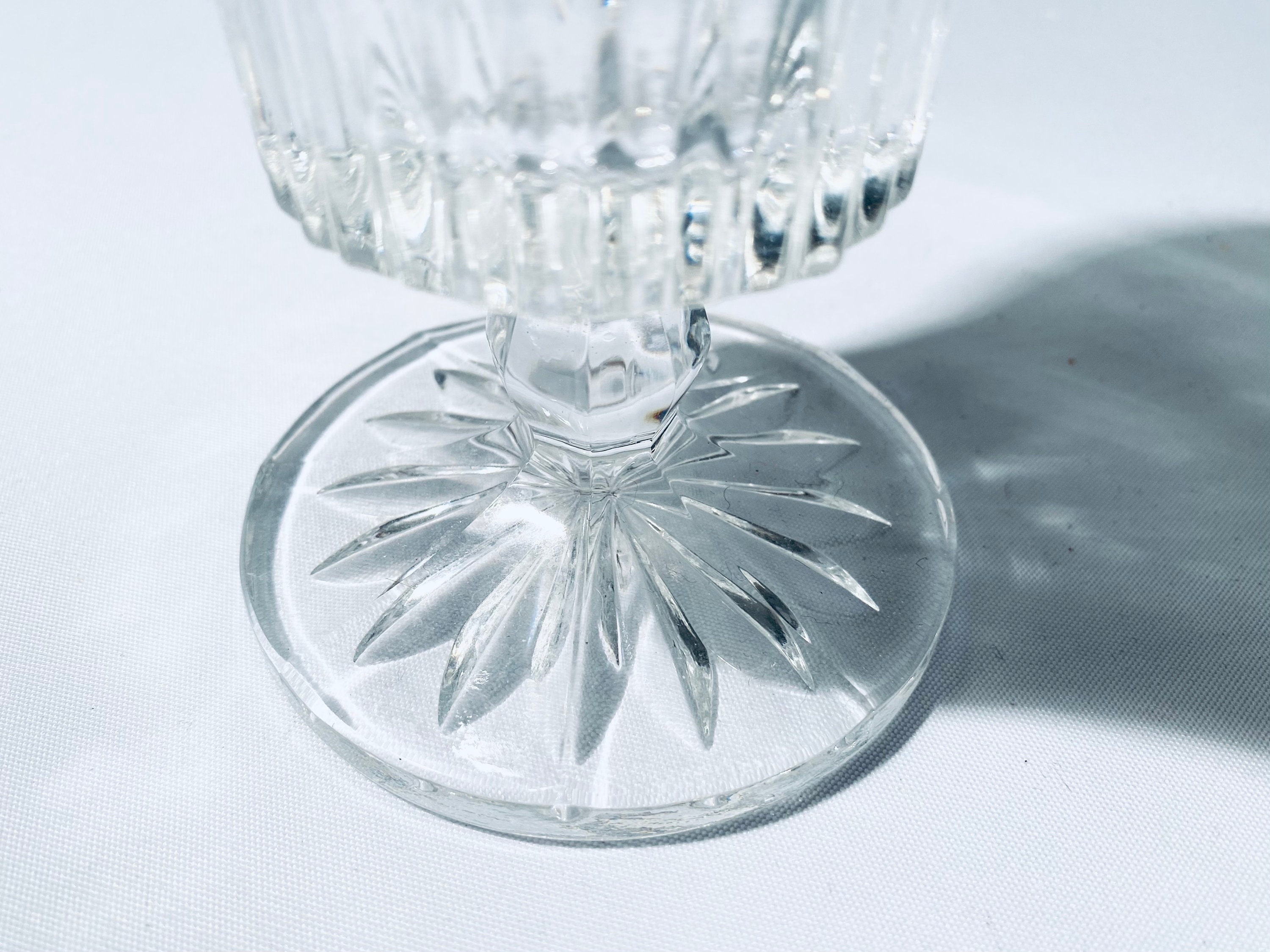 Crystal Glass Vase / Ice Cream Sundae Glass / 1960s Vintage Decor - Etsy