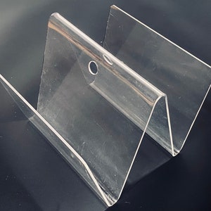 Plexiglass Perspex Magazine Newspaper Rack / Italy / 1980s Vintage ...