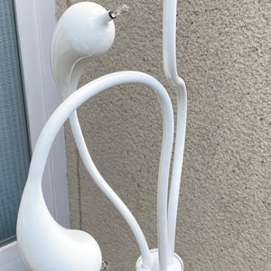 Extravagant Swan Flower Designer Floor Lamp / Vintage Decor - Etsy