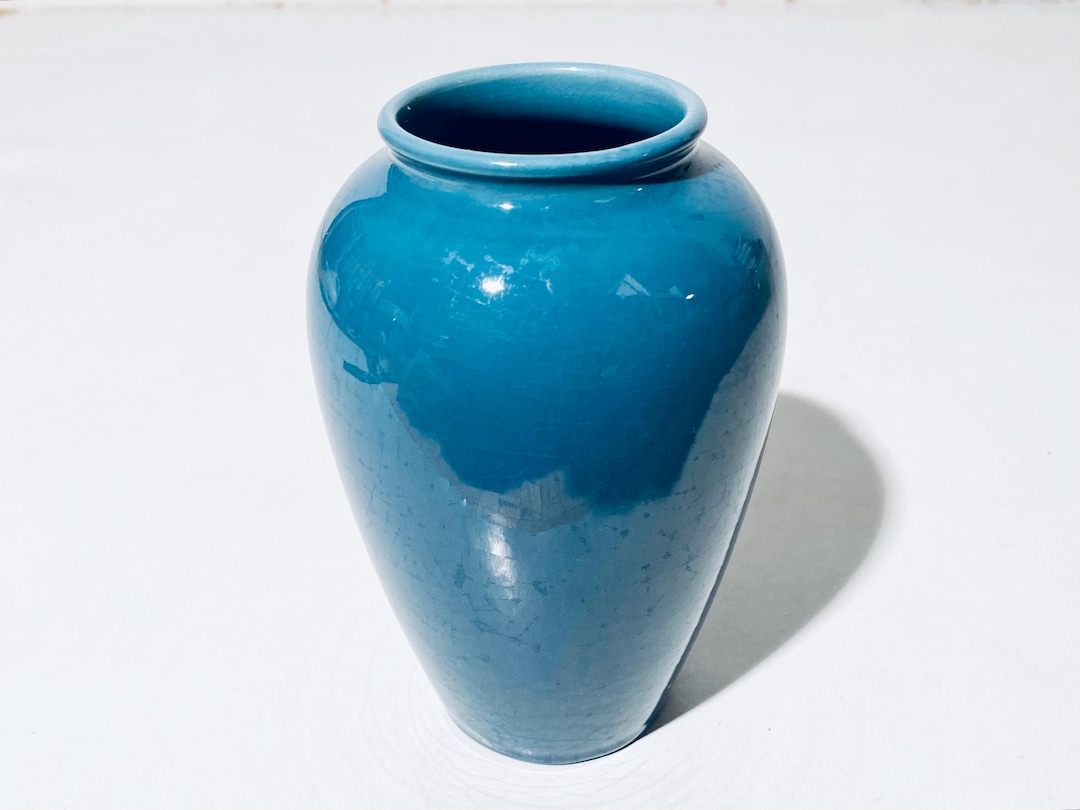 Antique Wardle England Ceramic Urn Vase / Azure Blue Model 6 - Etsy