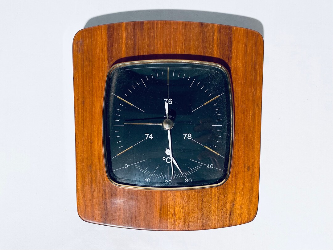 Elegant Lufft Germany Weather Station Barometer Thermometer / - Etsy