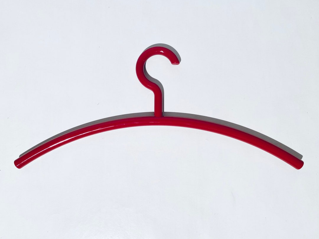 Hewi Red Coat Hanger / 1980s Plastic Vintage Decor / German Design ...