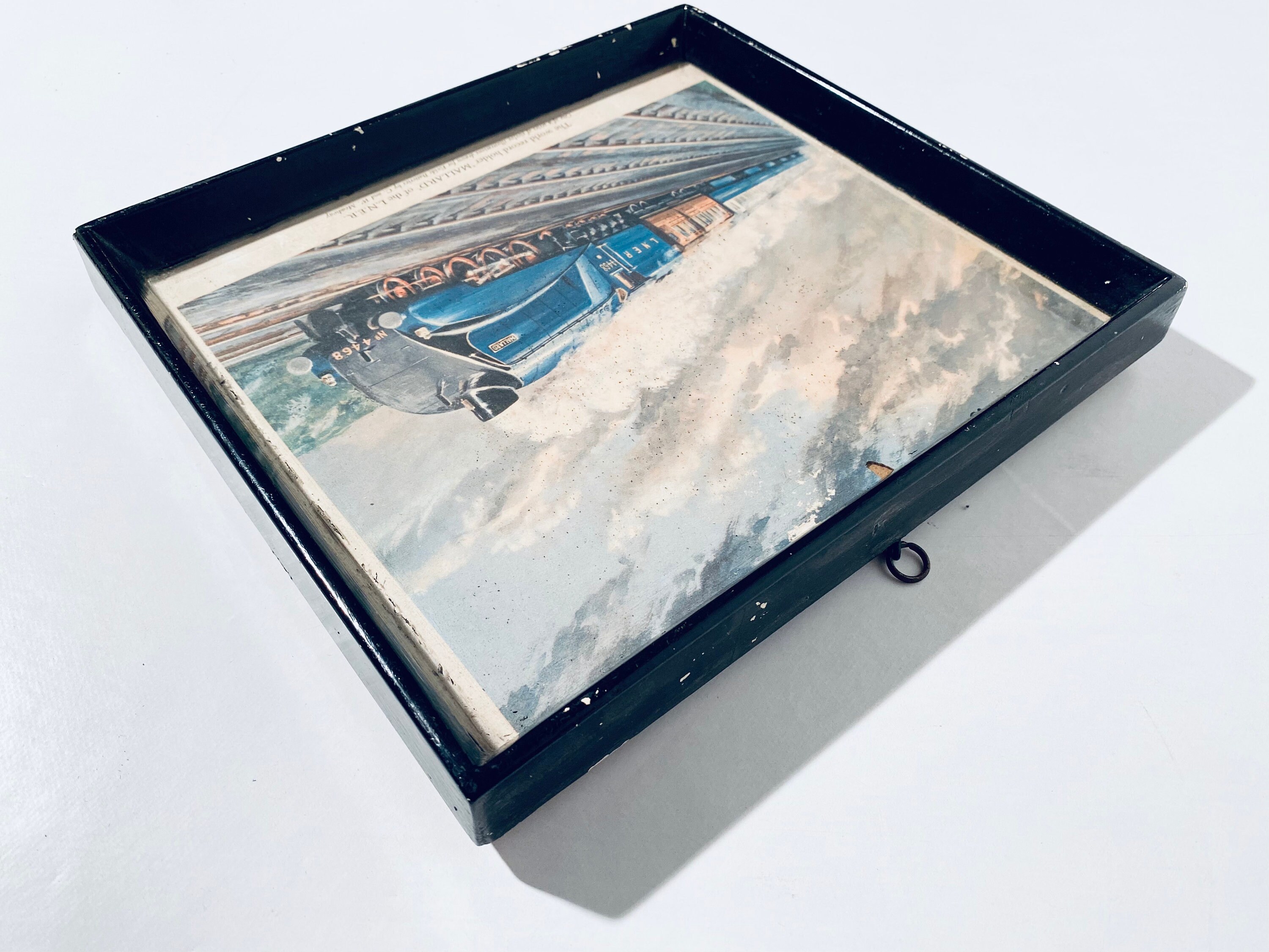 Mallard Locomotive Train Picture Wooden Frame / 40s Vintage - Etsy