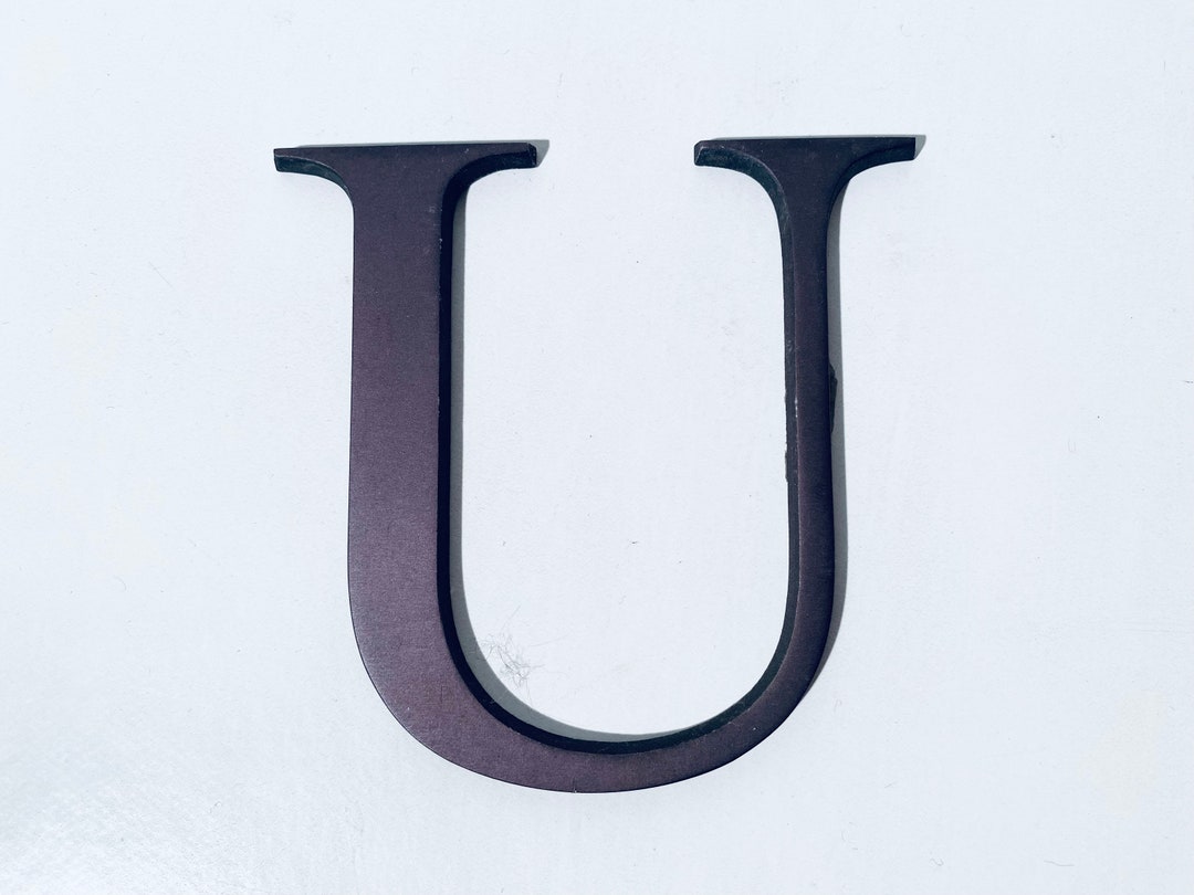 Ornamental Alphabet Letter - Capital U - Vintage Wall Decor - Etsy