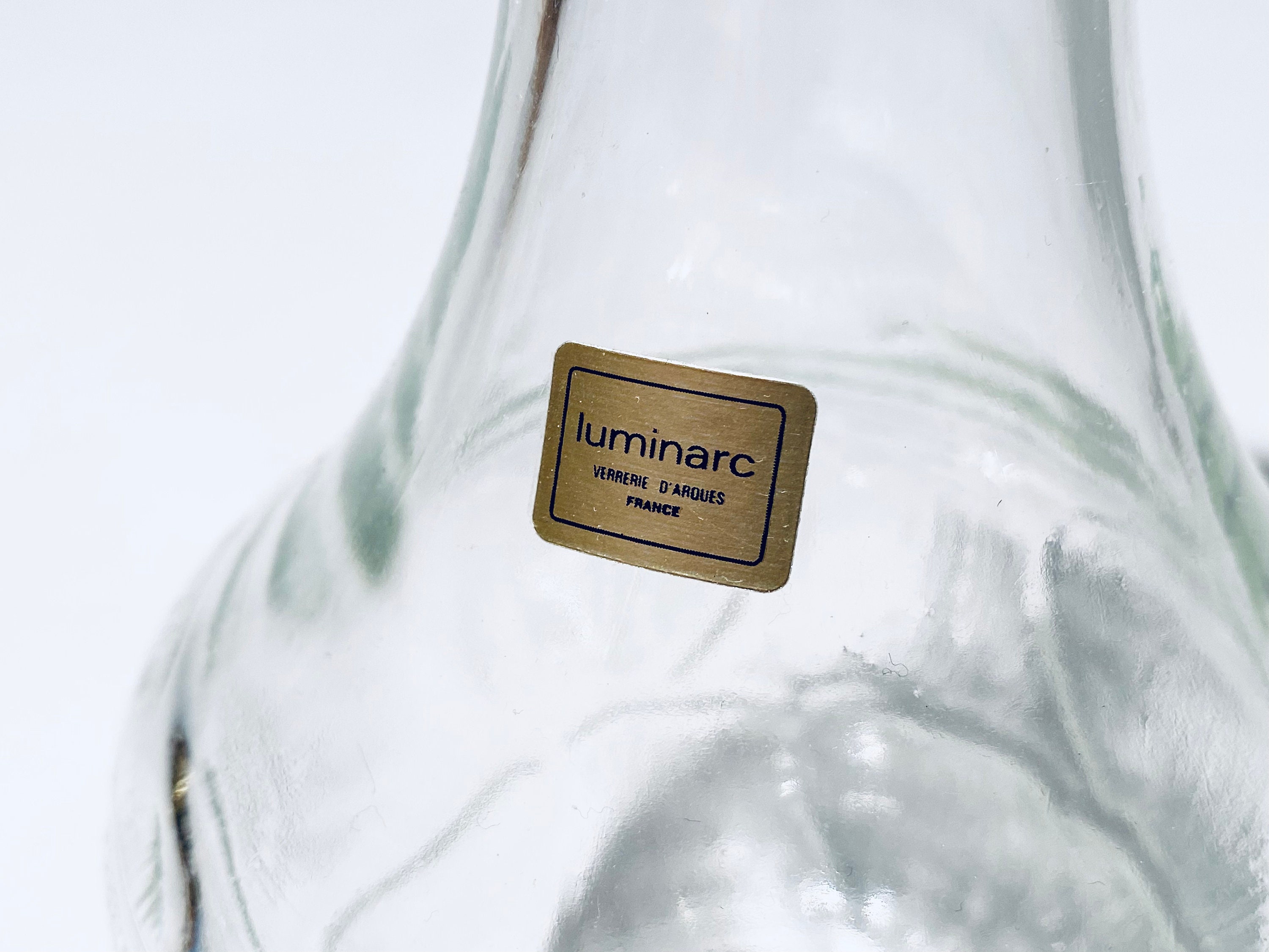 Luminarc France Decanter Bottle Decoration / Vintage Decor - Etsy