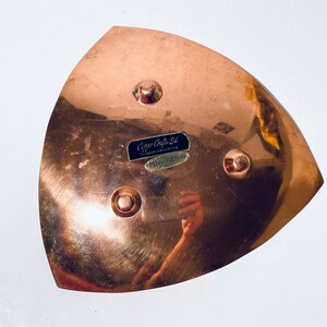 Mid-century Copper Triangular Tray Bowl /vintage 1960s - Etsy