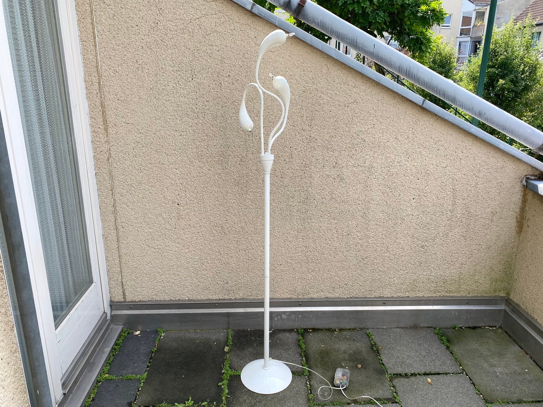 Extravagant Swan Flower Designer Floor Lamp / Vintage Decor - Etsy