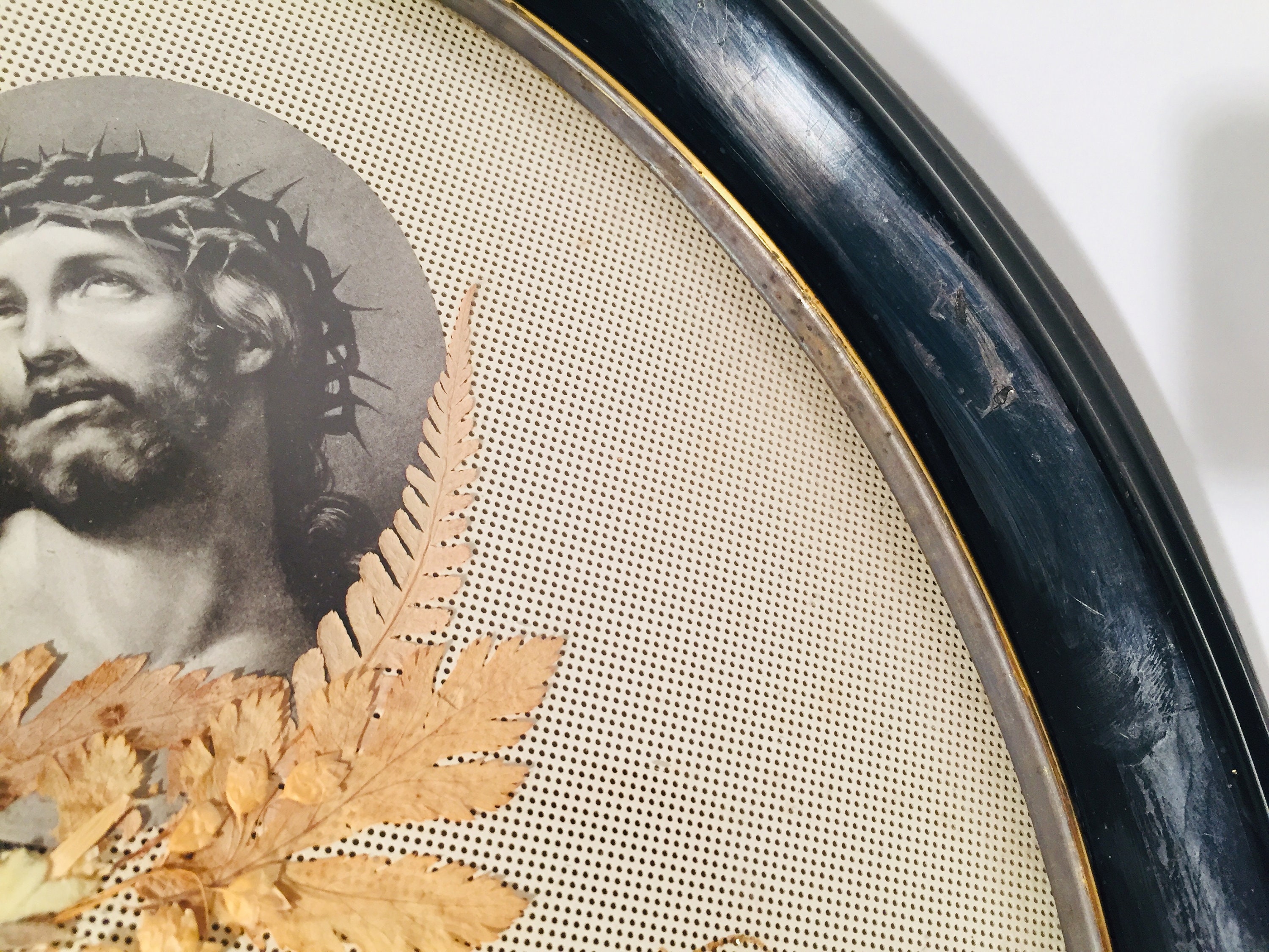 Antique Religious Picture Frame god's Goodness - Etsy