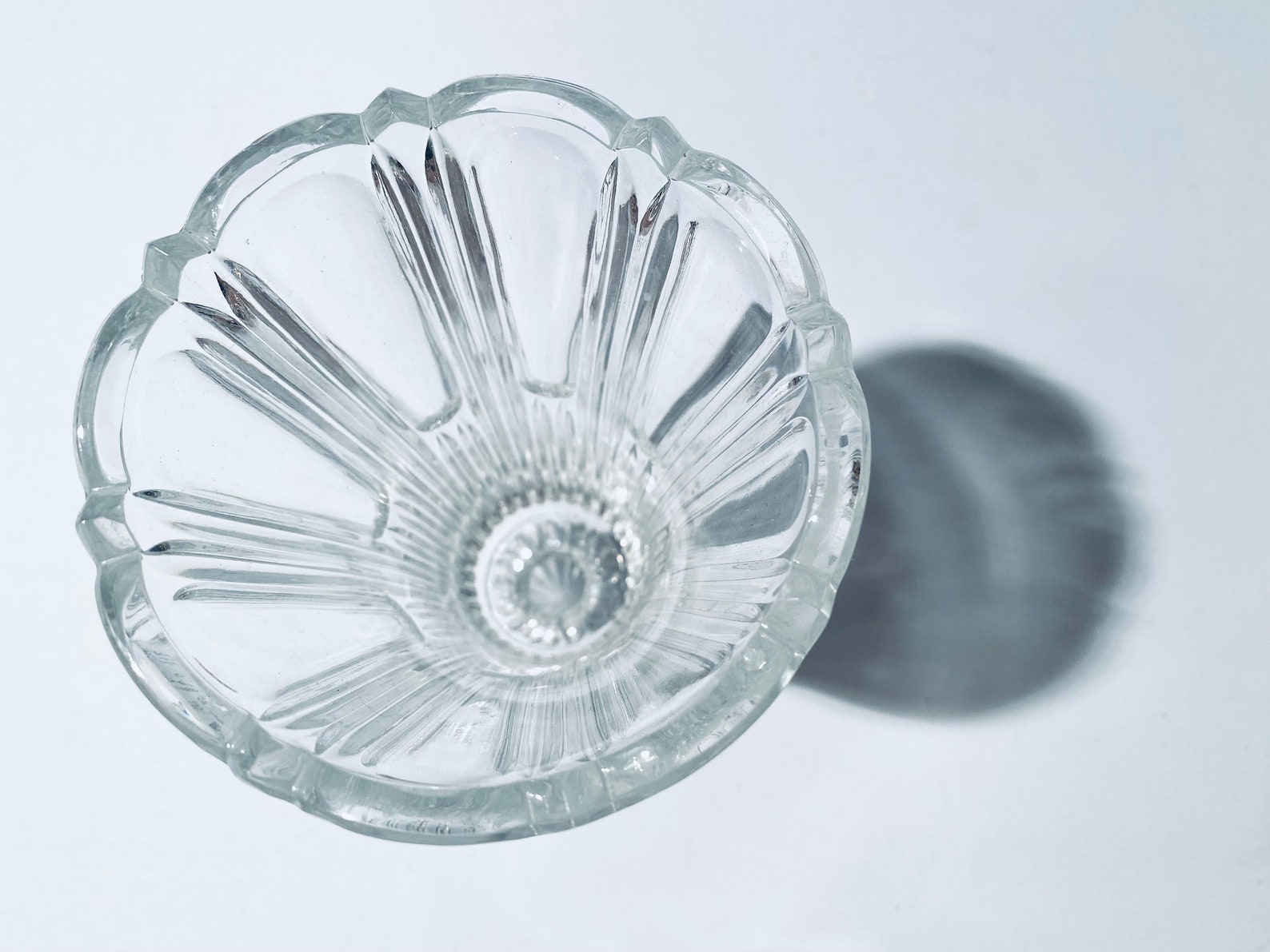 Crystal Glass Vase / Ice Cream Sundae Glass / 1960s Vintage | Etsy