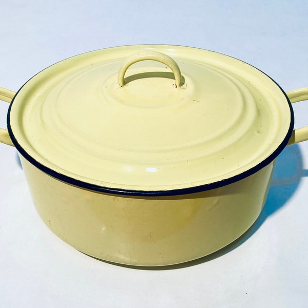 Vintage Enamel Cooking Pots - Etsy