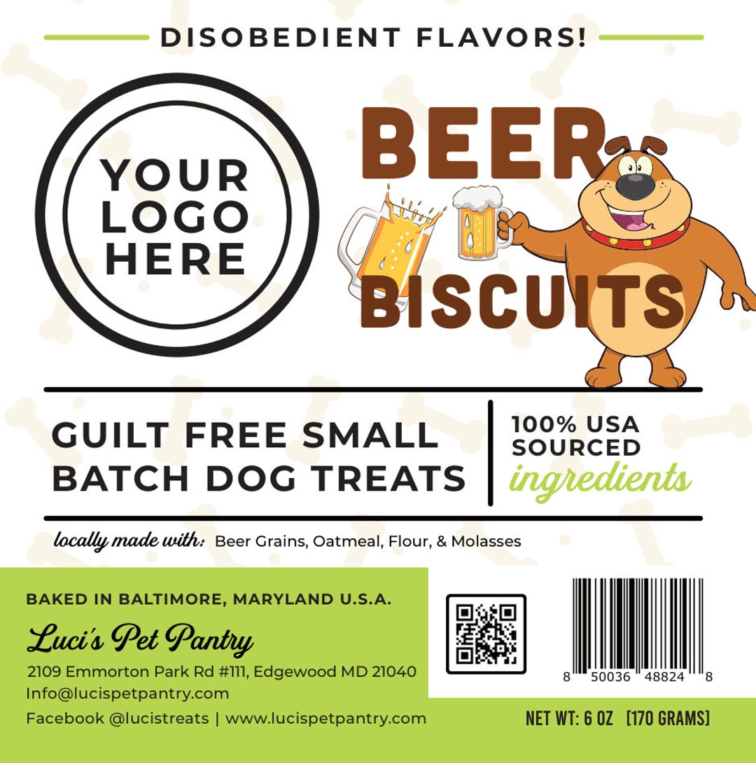 Doggie Biscuits - Gourmet All Natural Dog Puppy Treats - Private Label ...