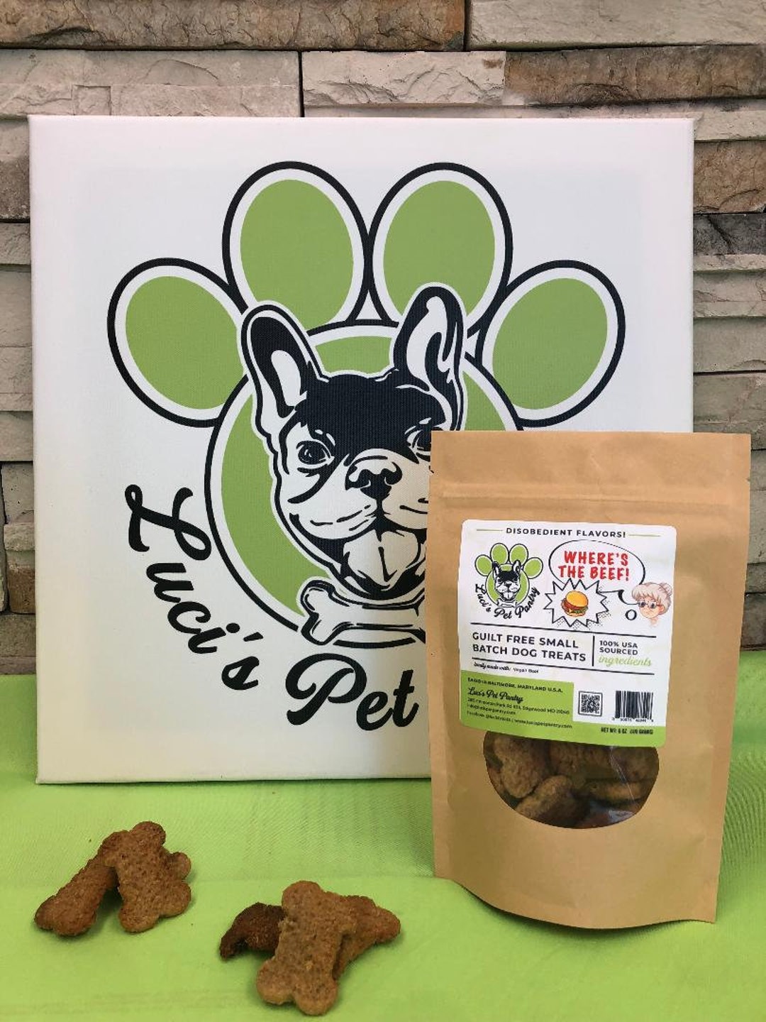 Vegan Dog Biscuits Gift Box: Homemade Puppy Treats - Etsy