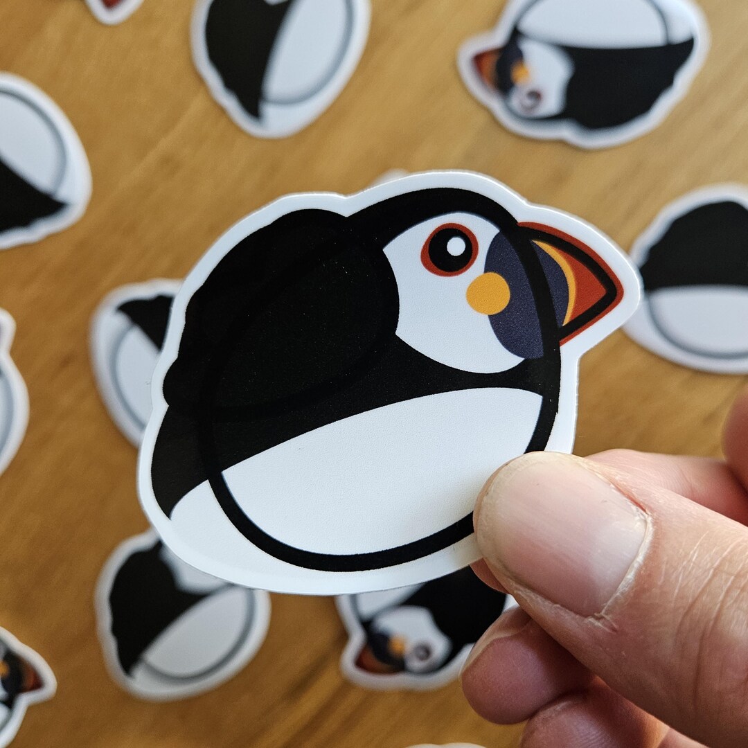 High Quality Vinyl Atlantic Puffin Borb Sticker - Etsy