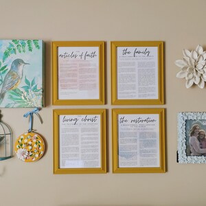 LDS Cursive Watercolor Bundle, Instant Download | the Living Christ ...