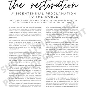 LDS Cursive Watercolor Bundle, Instant Download | the Living Christ ...